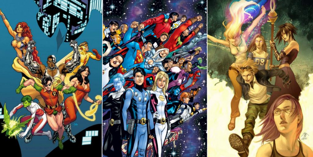 Top 10 Teams of Young Heroes | Teen Superheroes from Marvel & More