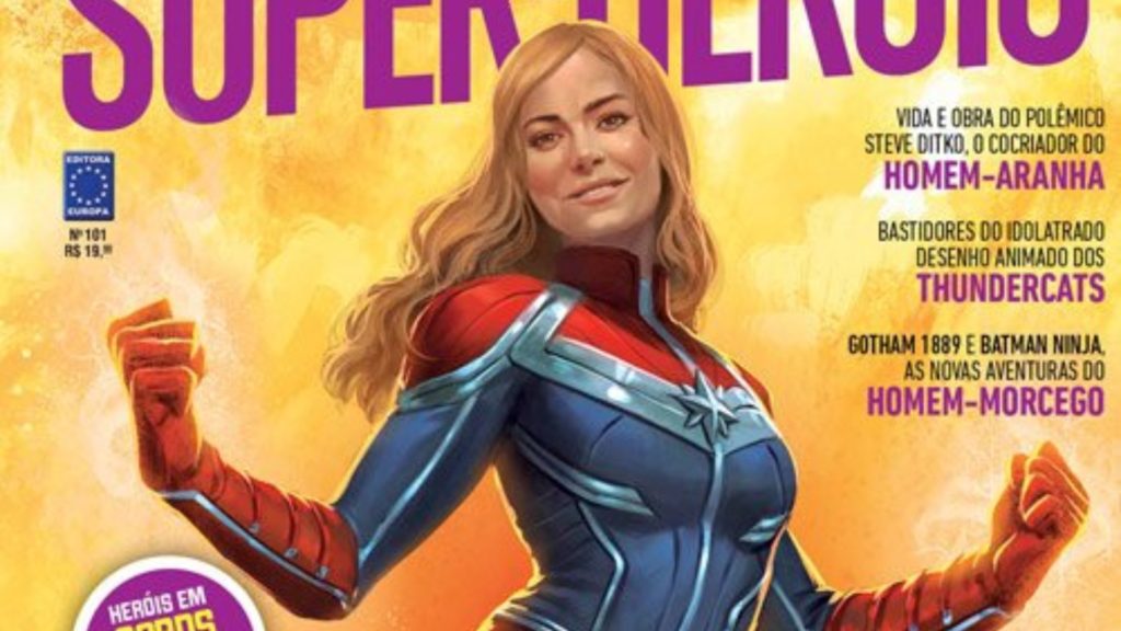 Magazine Cover Reveals New Look at Captain Marvel! - Daily Superheroes ...
